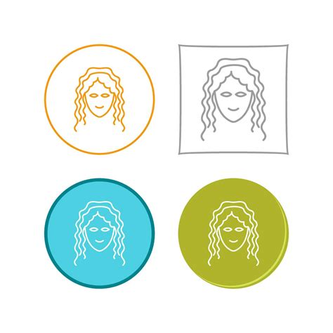 Hair Curly Vector Icon 25126693 Vector Art At Vecteezy