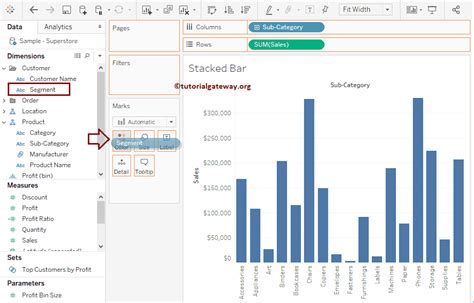Stacked Bar Chart In Tableau