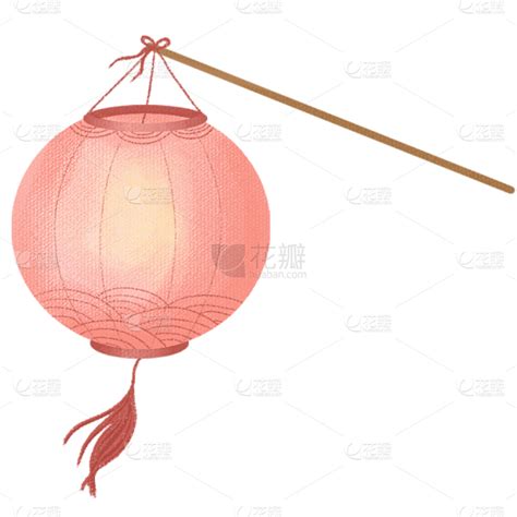 手绘 水彩中秋节氛围贴纸 灯笼