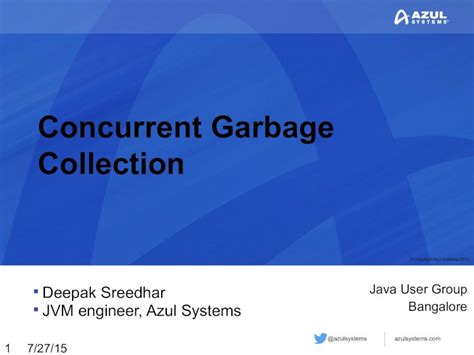 Pdf Concurrent Garbage Collection 3189882jugconcurrentgcjul2015