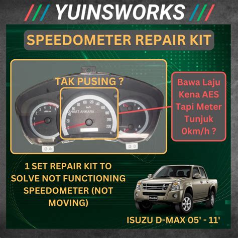 D Max 05 11 Rc 25l 30l Speedometer Meter Repair Kit For Isuzu D Max