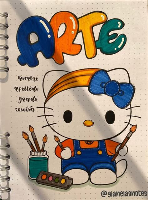 Caratulas De Lenguaje Hello Kitty