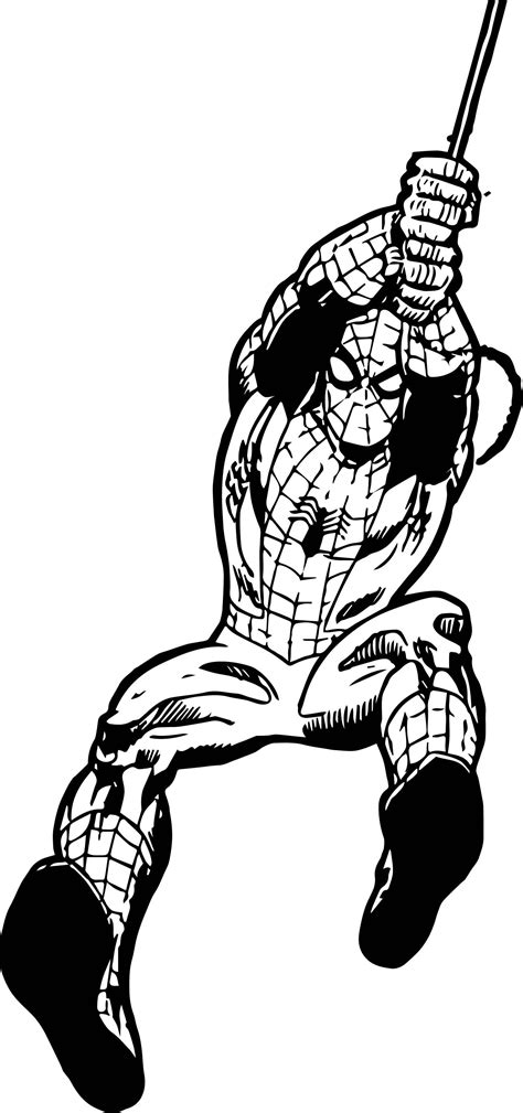 Spider Man Comic Book Coloring Page Coloring Pages