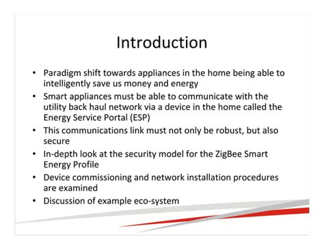 Zigbee Smart Energy Security Securing The Han Network Ppt