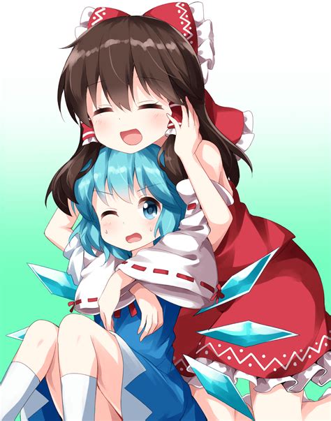 Reimu And Cirno R Touhou