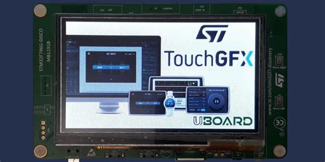 فیلم آموزش Tft Lcd با Touchgfx و Stm32 یوبرد