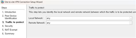 can i set the network subnet to any on mx firewall vpn the meraki