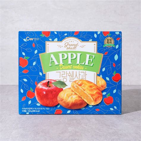 청우 그랑쉘 사과 쿠키 234g 배민스토어