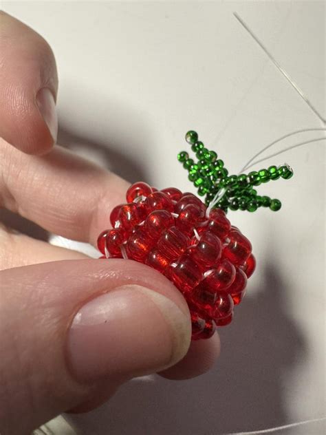 Beaded Raspberry Necklace 18 Steps With Pictures Instructables