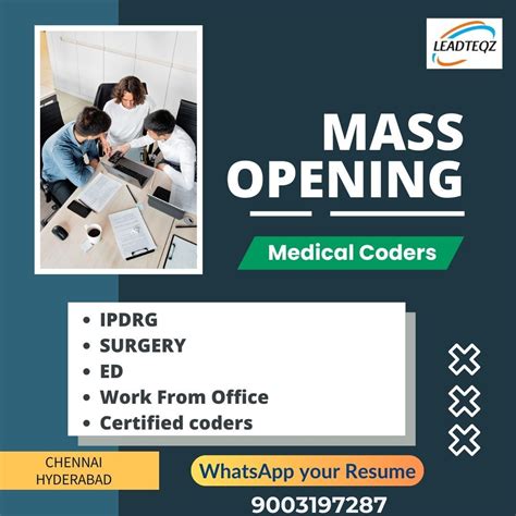 Leadteqz On Linkedin Medicalcoding Medicalcoders Medicalcoder Hiring Hiringalert
