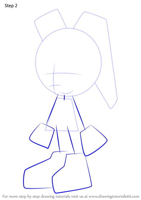How To Draw Cream The Rabbit From Sonic X Sonic X Step By Step
