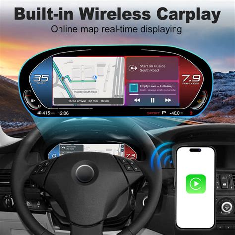 For Bmw E60 E61 E63 E64 Digital Carplay Dashboard Instrumental Cluster