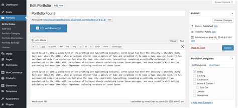 Add A New Portfolio Item WPBean Documentation