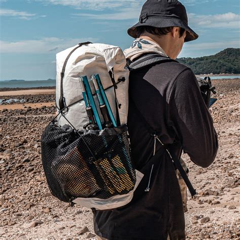 Miki25 Rolltop 미키25 롤탑 화이트 등산 배낭 경량 배낭 백패킹 배낭 트레일스기어