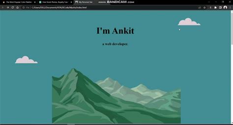 Ankit Raj On Linkedin Have A Look At My Own Website Built Using Html
