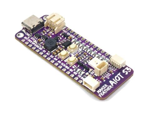 maker feather aiot s3 บอร์ด esp32 s3 รองรับการเขียนโปรแกรม circuitpython หรือ arduino cnx