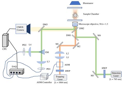 Schematic Of Our Experimental Setup The Annotations Are As Follows M Download Scientific