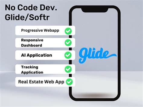 a native mobile apps responsive web apps with draftbit or glide nocode