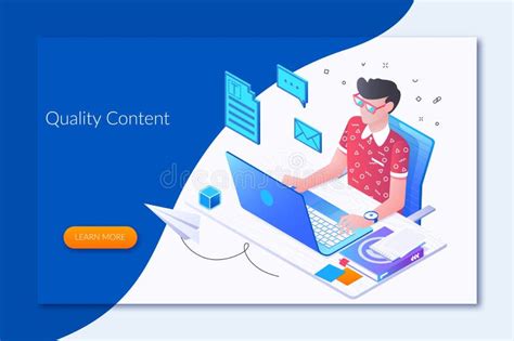 Programming Illustration Programmer Working Place Illustration Concept