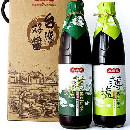 好物市集 高慶泉 黑豆薄鹽古早味醬油禮盒2入