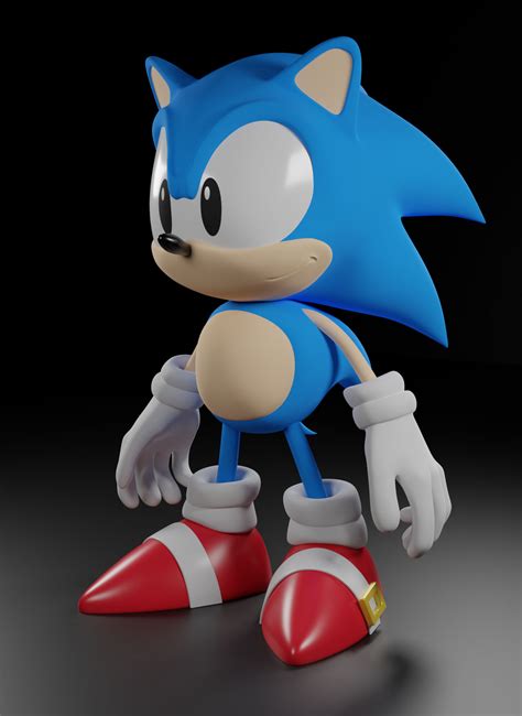 Sonic Classic Model By Tox488 On Deviantart