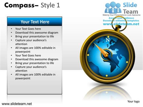 Compass Style Design 1 Powerpoint Ppt Slides Ppt