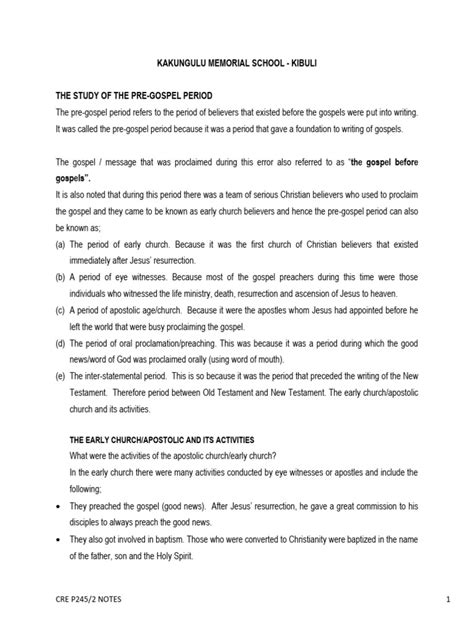 Divinity P2 Notes A Level Pdf Baptism Jesus