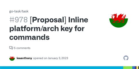 Proposal Inline Platformarch Key For Commands · Issue 978 · Go Task