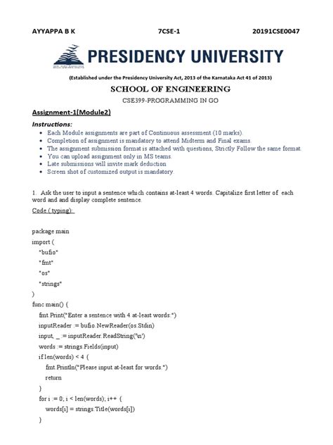 ca2 assignment mod1 2 ay22 23 pdf subroutine integer