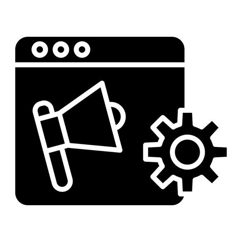 Configuration Glyph Icon 15037986 Vector Art At Vecteezy