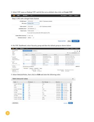 Set Up Hadoop Cluster On Amazon Ec Pdf