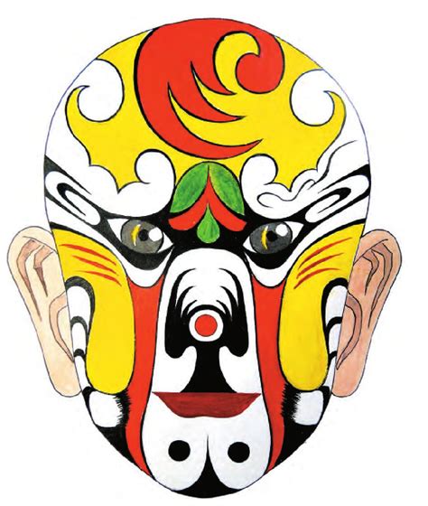 铁门关之牛金牛 秦腔脸谱 图片