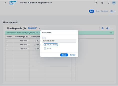 How To Create A Fiori Elements App For A Time Depe Sap Community