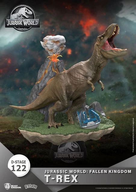 Jurassique World Fallen Kingdom D Stage Pvc Diorama T Rex Eur 7781