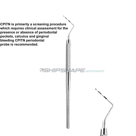 Periodontal Probe Cpitn Solid Handle