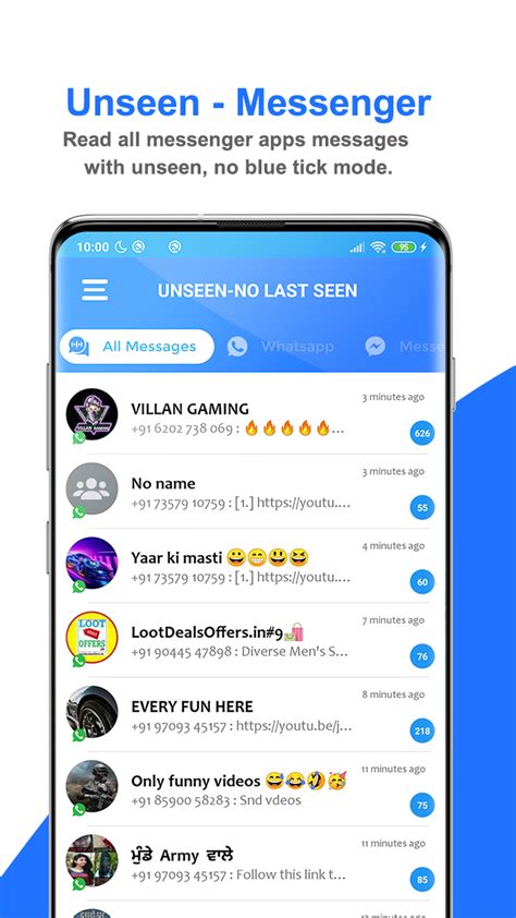 Unseen Messenger Hide Blue Double Ticks Unread Para Android Descargar