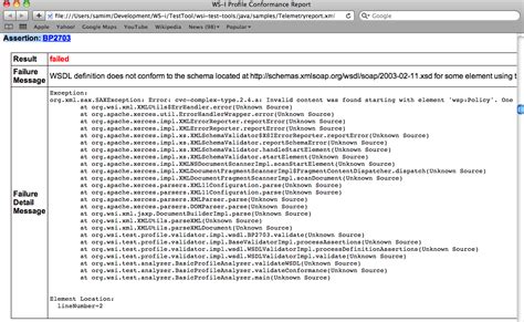 A Quick Fix Of WS I BP Assertion