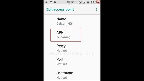 Celcom 4g Apn Settings For Android Youtube