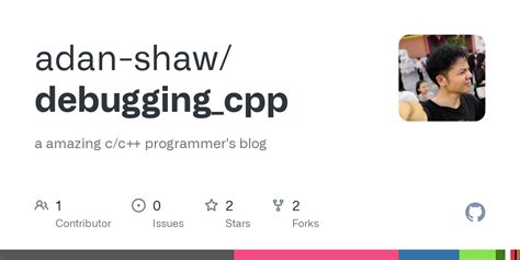 GitHub Adan Shaw Debugging Cpp A Amazing C C Programmer S Blog