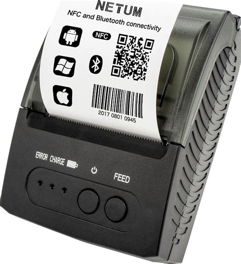 Barcode Pinter Qr Code Printer Draagbare Printer Labelprinter