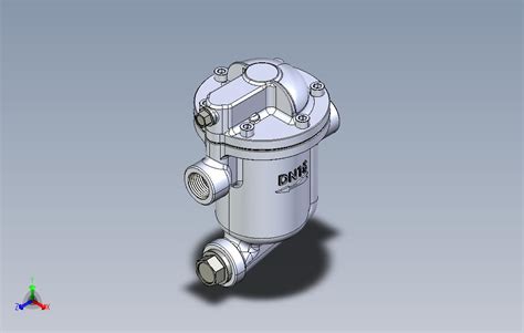 倒桶蒸汽疏水阀 Iges 模型图纸免费下载 懒石网