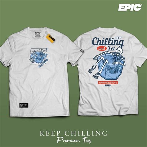 Premium Keep On Chilling 100 Hybrid Cotton Shopee Philippines