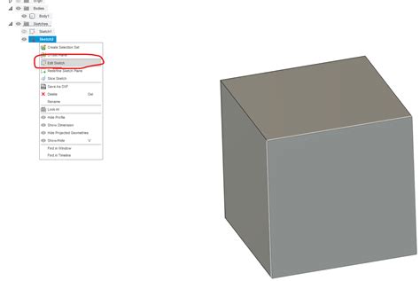 Solved Create Sketch From Extruded Body Face Not Producing An Editable Sketch Autodesk Community