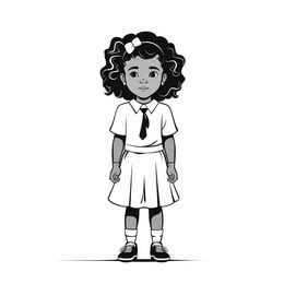 Coloring Ruby Bridges Journey Coloring Page
