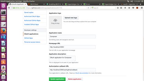 Oauth Hyperledger Composer Error Authenticating To The Rest Server Stack Overflow