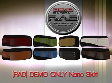 second life marketplace [rad] demo nano skirt