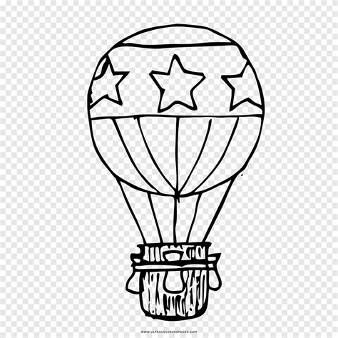 บอลลูนอากาศร้อนวาดสมุดระบายสี Aerostat บอลลูน เรือเหาะ การขนส่งทาง