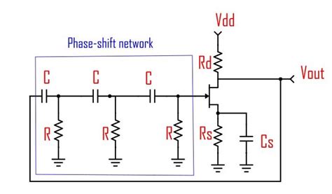 Electronics Guide Rc Phase Shift Oscillator Using Fet