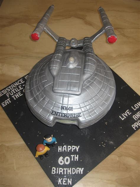 Star Trek Enterprise Cake