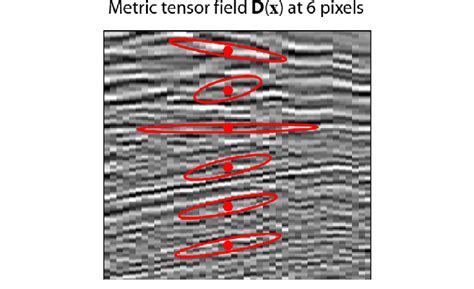 Diffusion Tensor Fields Obtained For Six Pixels On A Migrated Georadar Download Scientific